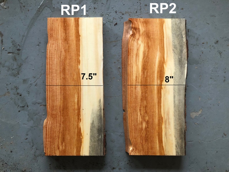 Live Edge Blue Stain Pine Boards With Red Color - Etsy