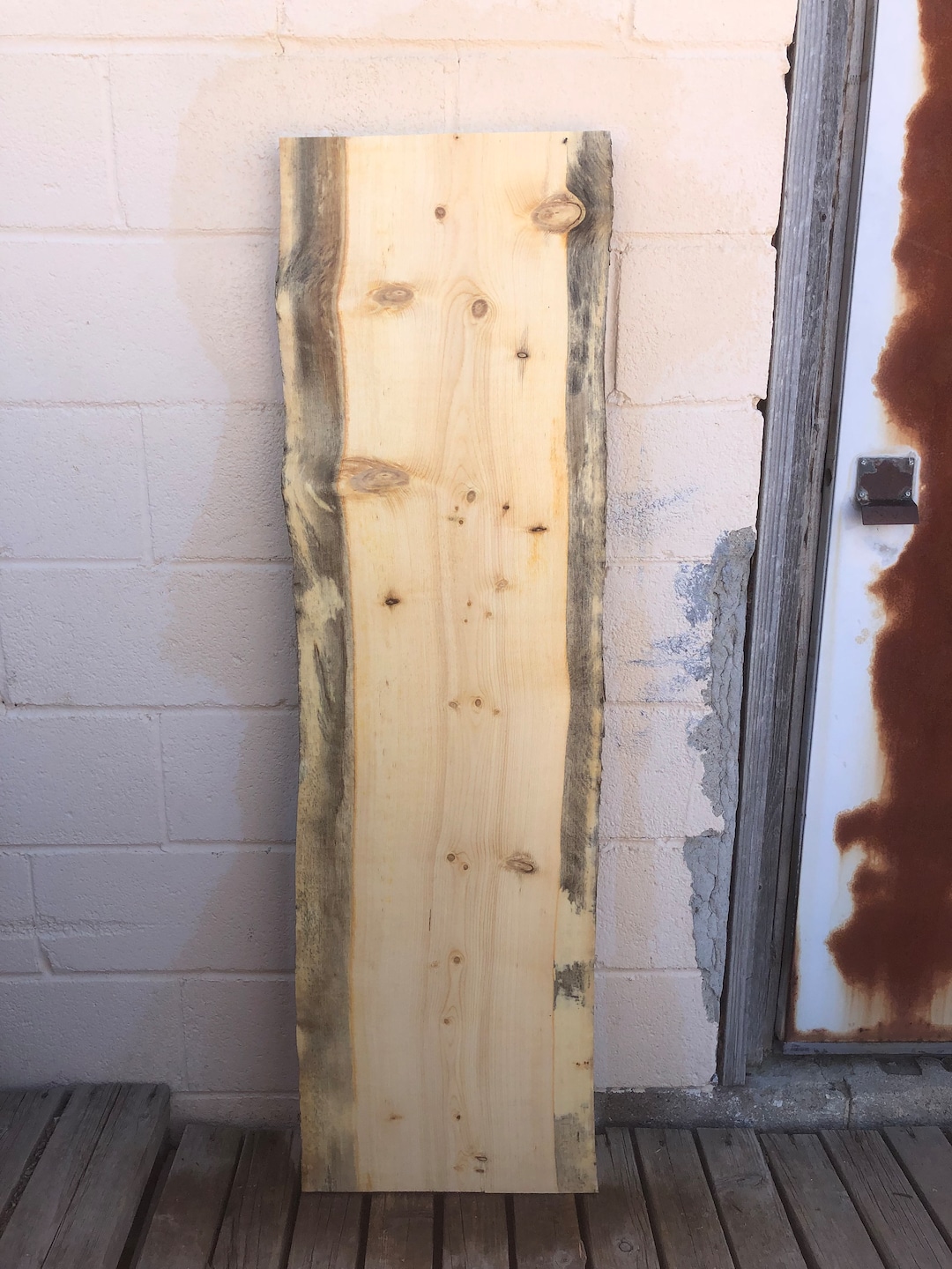 Blue Pine Slab, Spruce Live Edge Wood, Natural Colors, No Stains ...