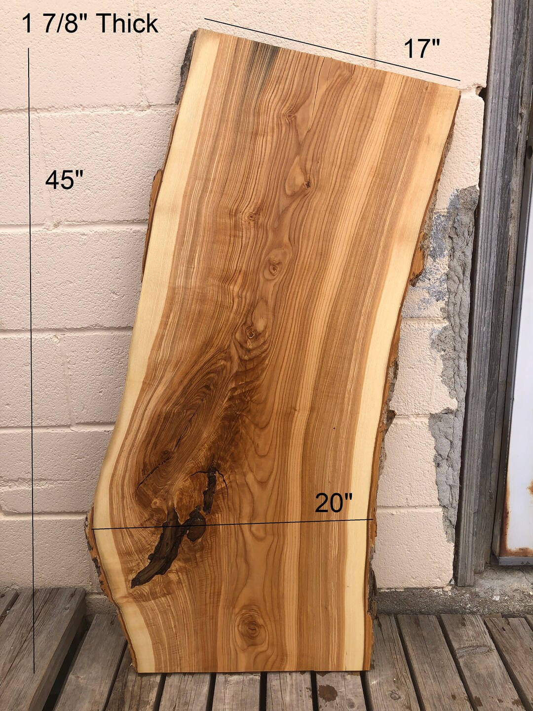 Live Edge Ash Slab, Very Heavy, Hard, and Dense Wood. Wood Table Top - Etsy