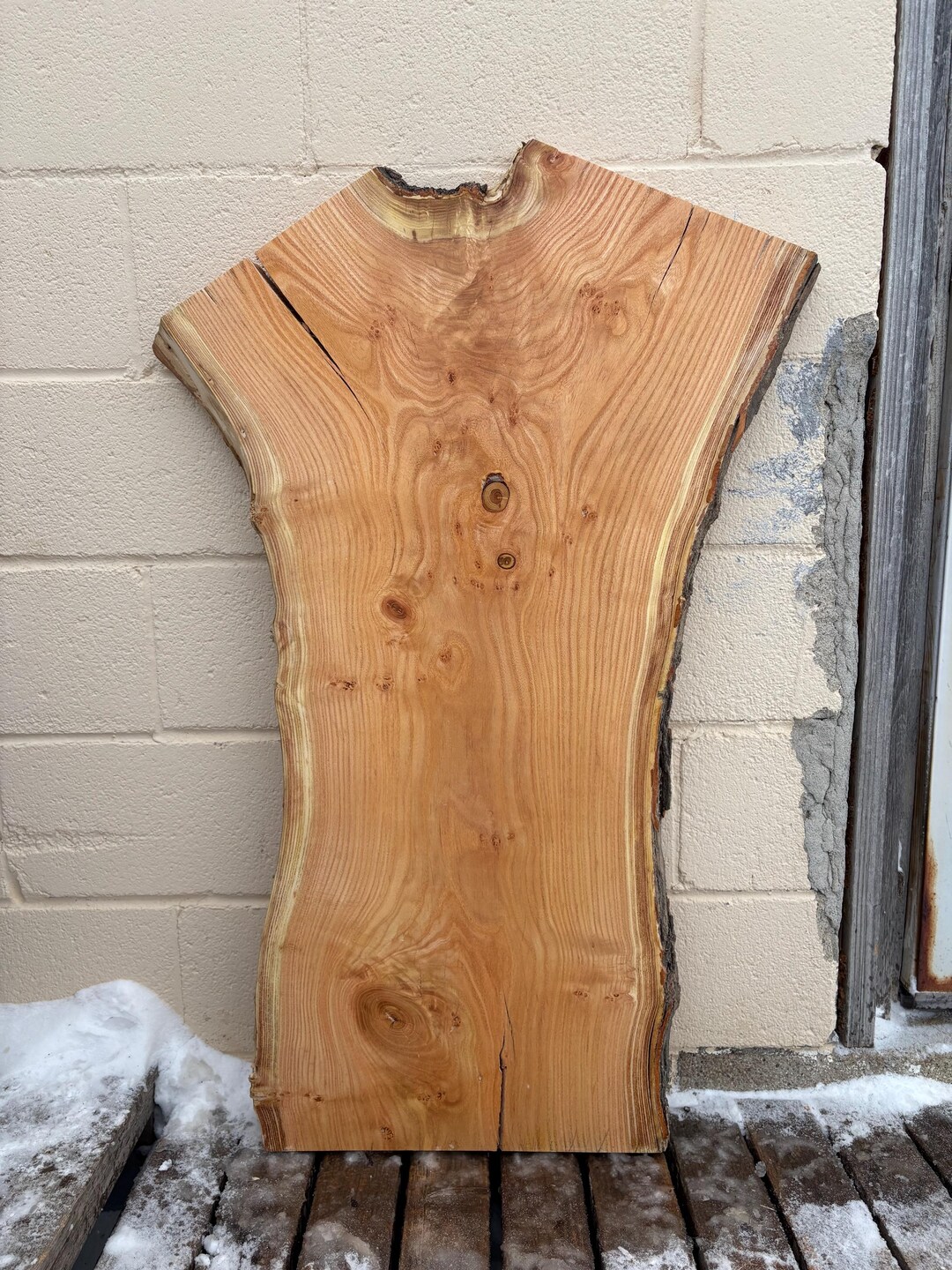 Live Edge Slab Forked Limbs Natural Tree Growth Rough Unfinished ...