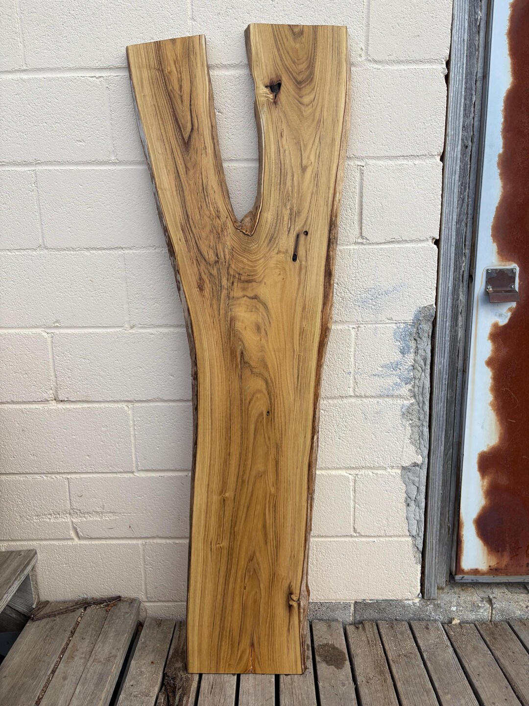 Black Locust Live Edge Slab Y Shaped - Etsy