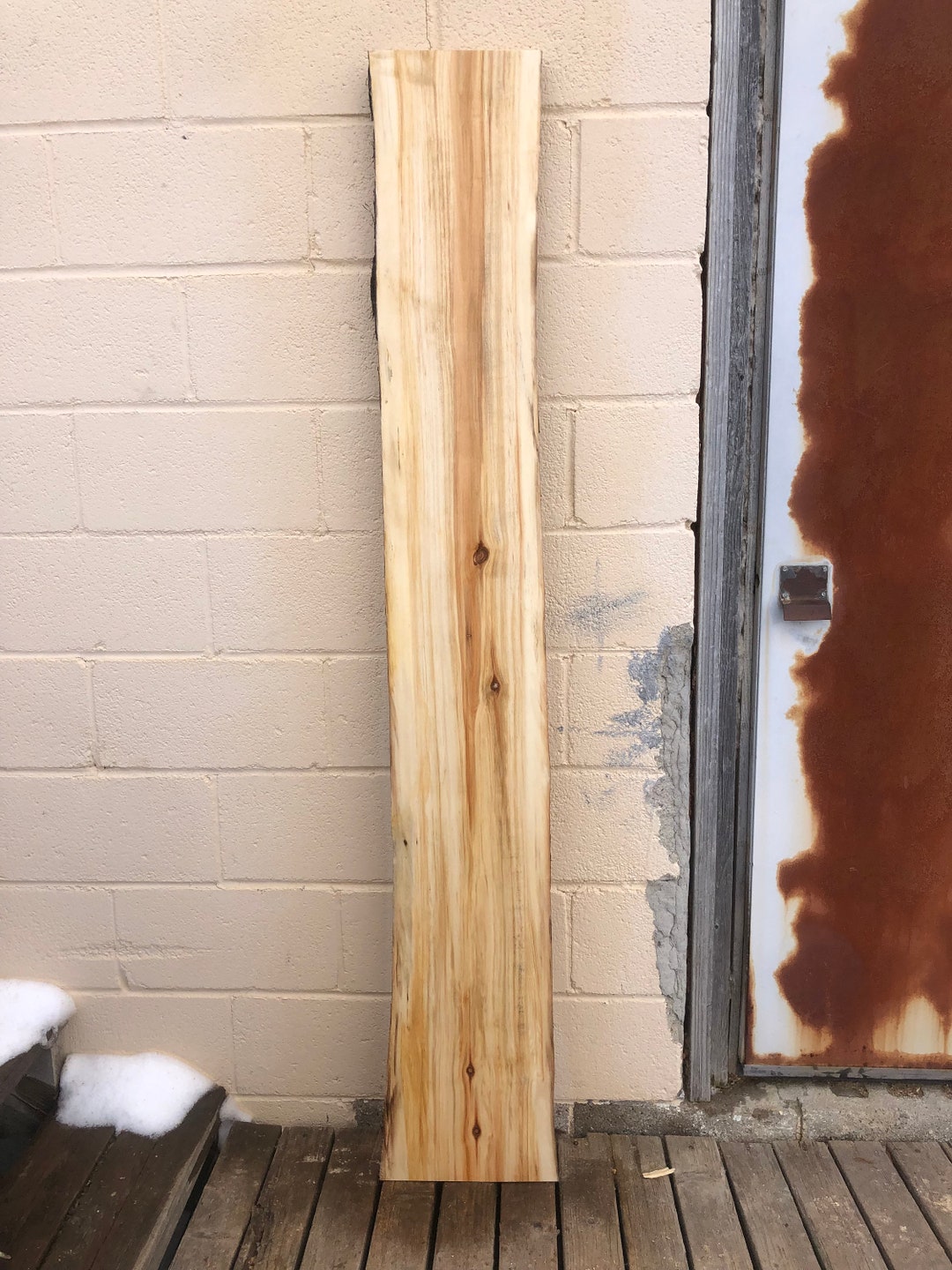 Long Narrow Skinny Live Edge Wood, Piece of Lumber Plank Board, 6 Feet ...