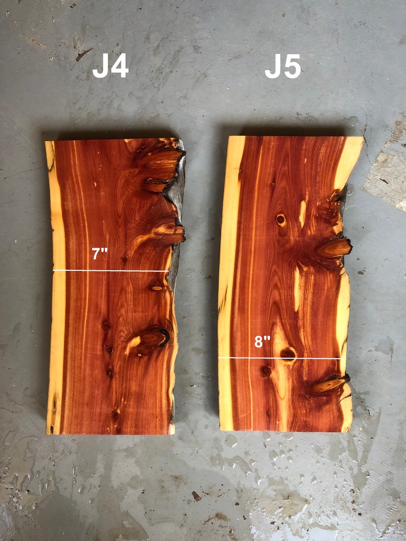 Live Edge Juniper Wood Boards - Etsy