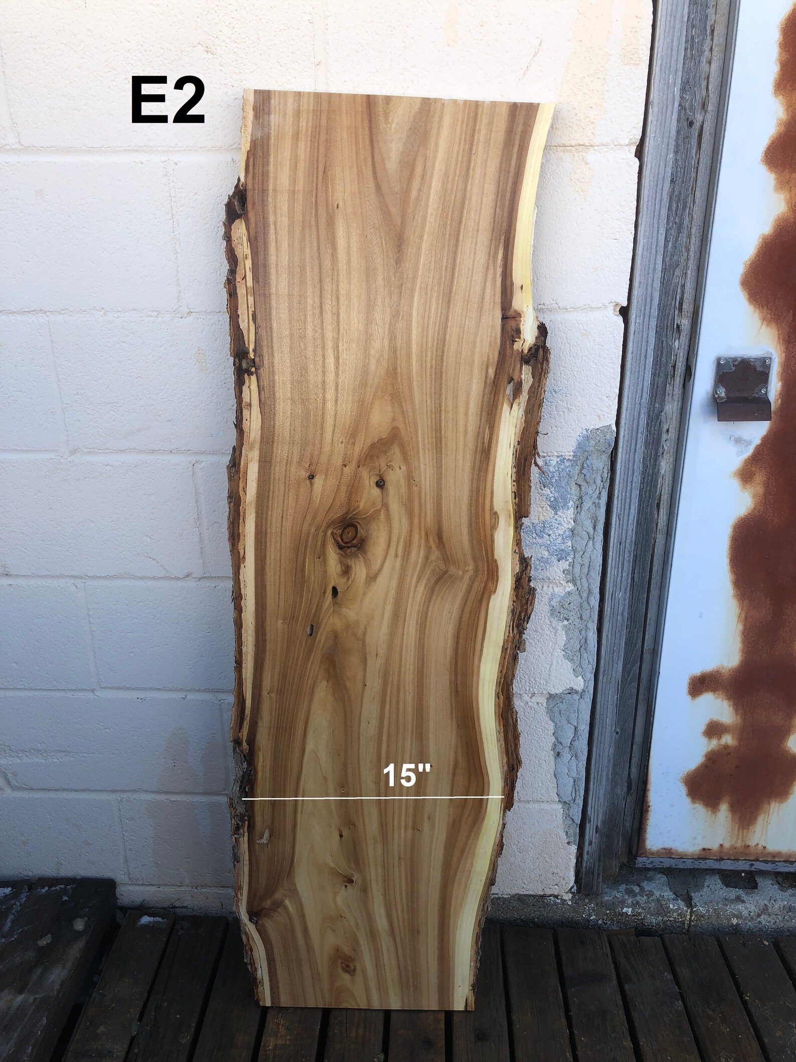 Live Edge Elm Slabs Light Brown Color Cool Grain Patterns - Etsy