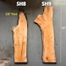 Small Little Pieces of Wood, Live Edge, Natural Irregular Bark Sides ...