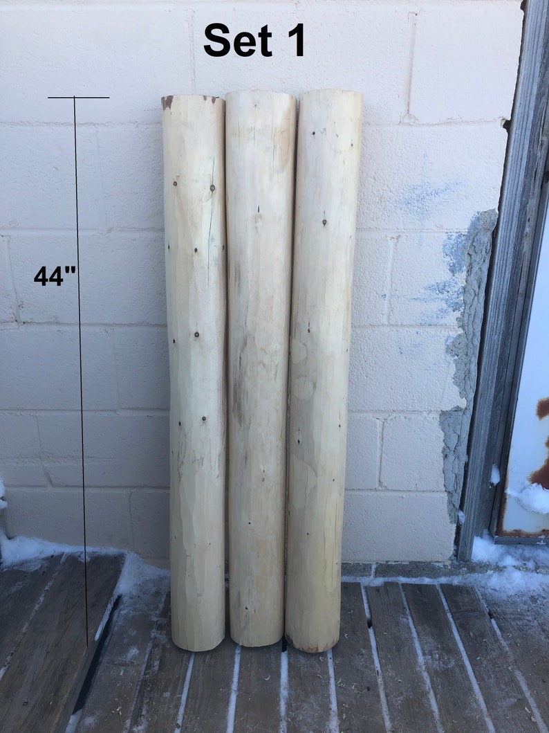 Hand-peeled Log Posts and Poles - Etsy