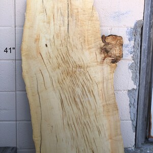Box Elder Live Edge Slabs, Light Colorful Patterns, Planed Flat ...