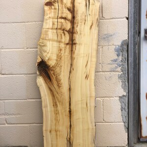 Box Elder Live Edge Slabs, Light Colorful Patterns, Planed Flat ...