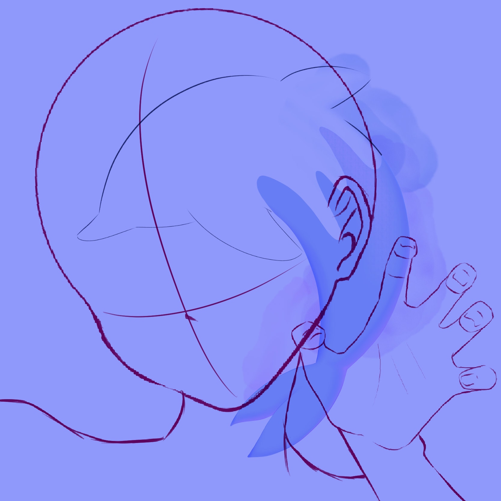 Aegyo/cutesy Headshot Pose Reference for Digital Drawing - Etsy