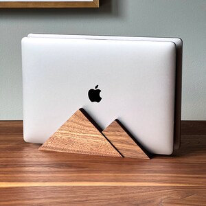 Mountain Laptop Stand, Dual Vertical Laptop Stand, Dual Laptop Dock ...