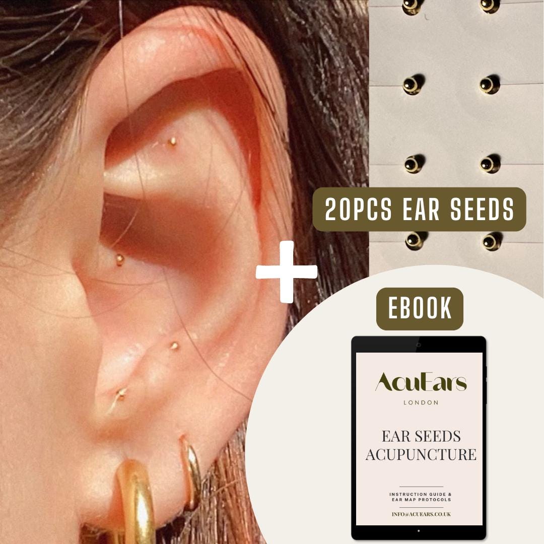 Original Ear Seeds, ACU Seeds KIT - Acupressure Ear Seeds - 20pcs + PDF ...