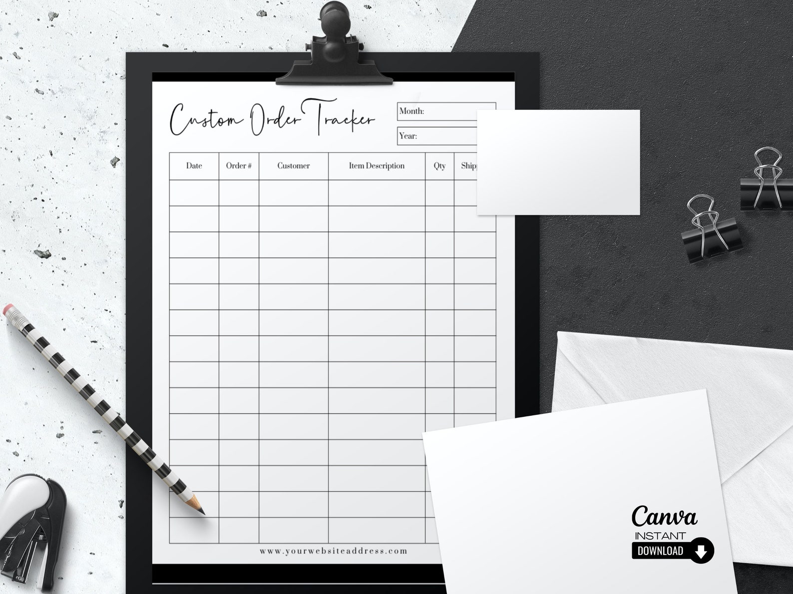 Editable Custom Order Form Bundle Printable Order Forms - Etsy