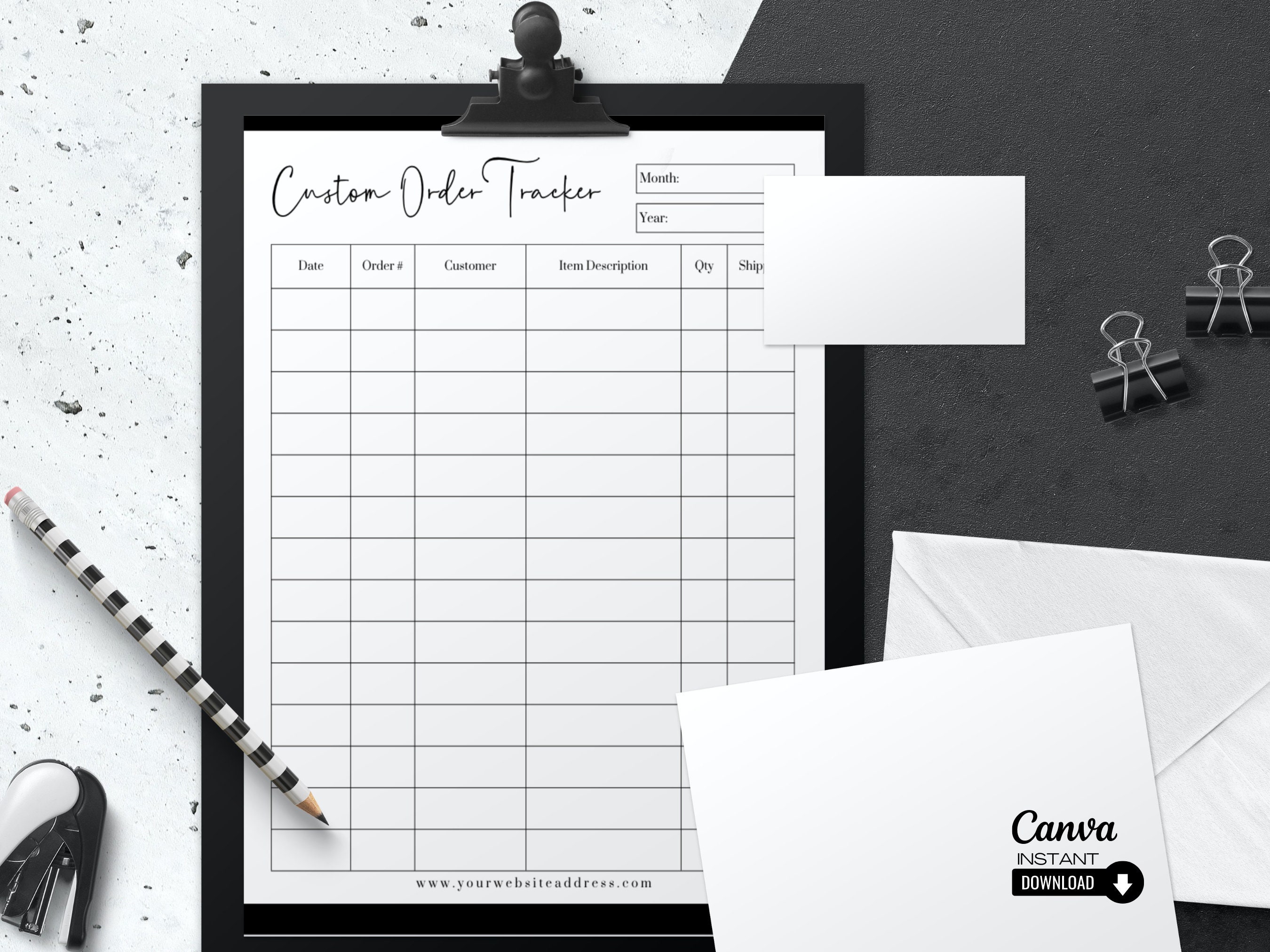 Editable Custom Order Form Bundle Printable Order Forms - Etsy