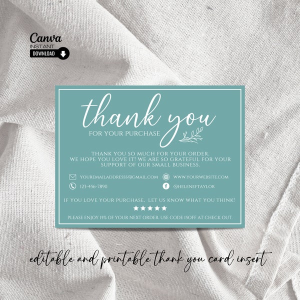 Ready to Print Resin Care Card Template, Editable Resin Care ...