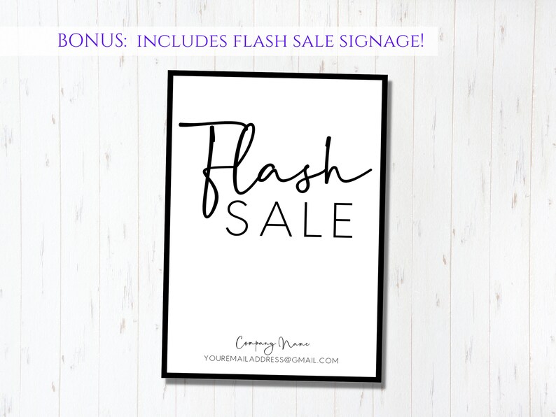 Editable Sale Sign Template Printable Small Business Sign - Etsy Canada