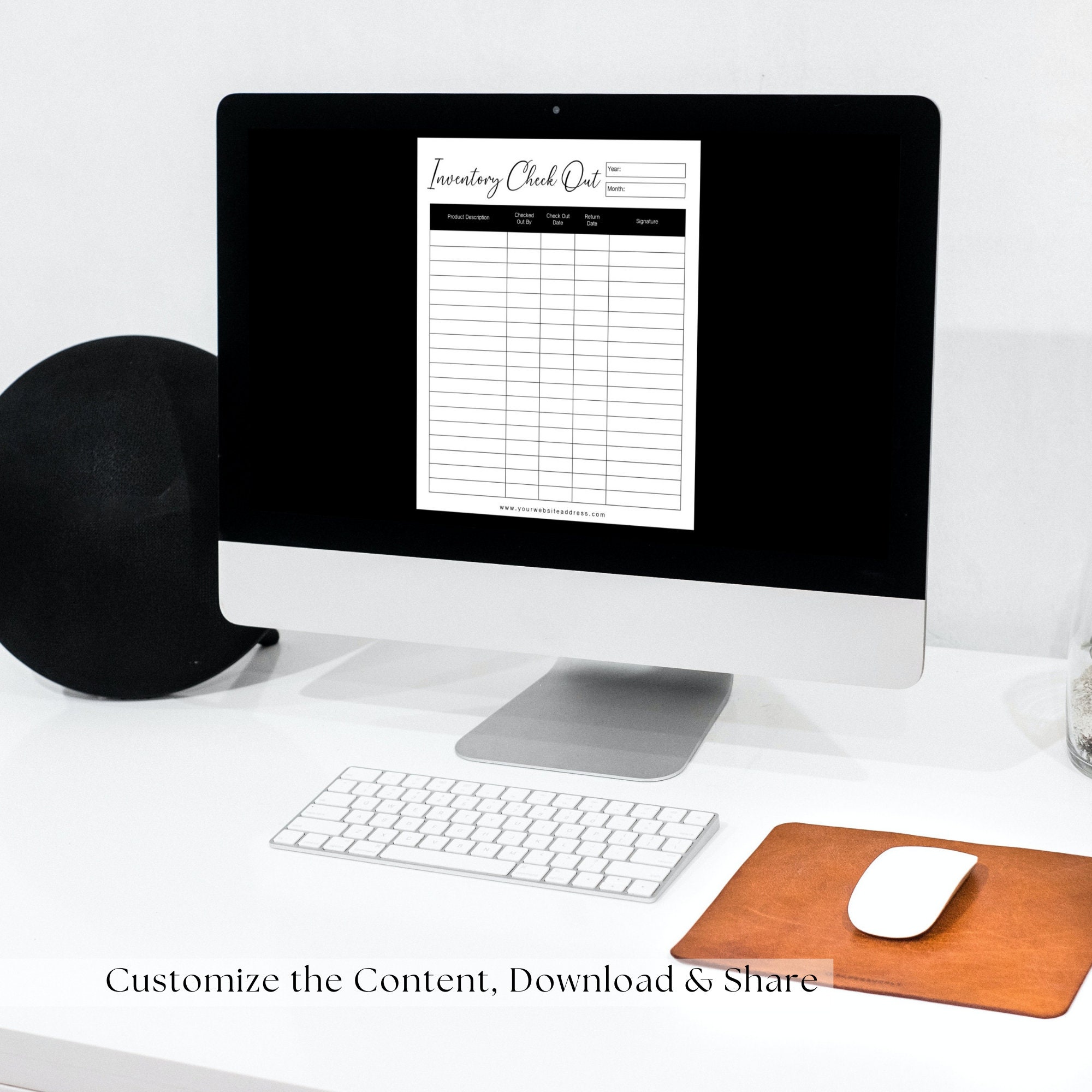 Product Inventory Log Template, Editable Inventory Sheet, Printable ...