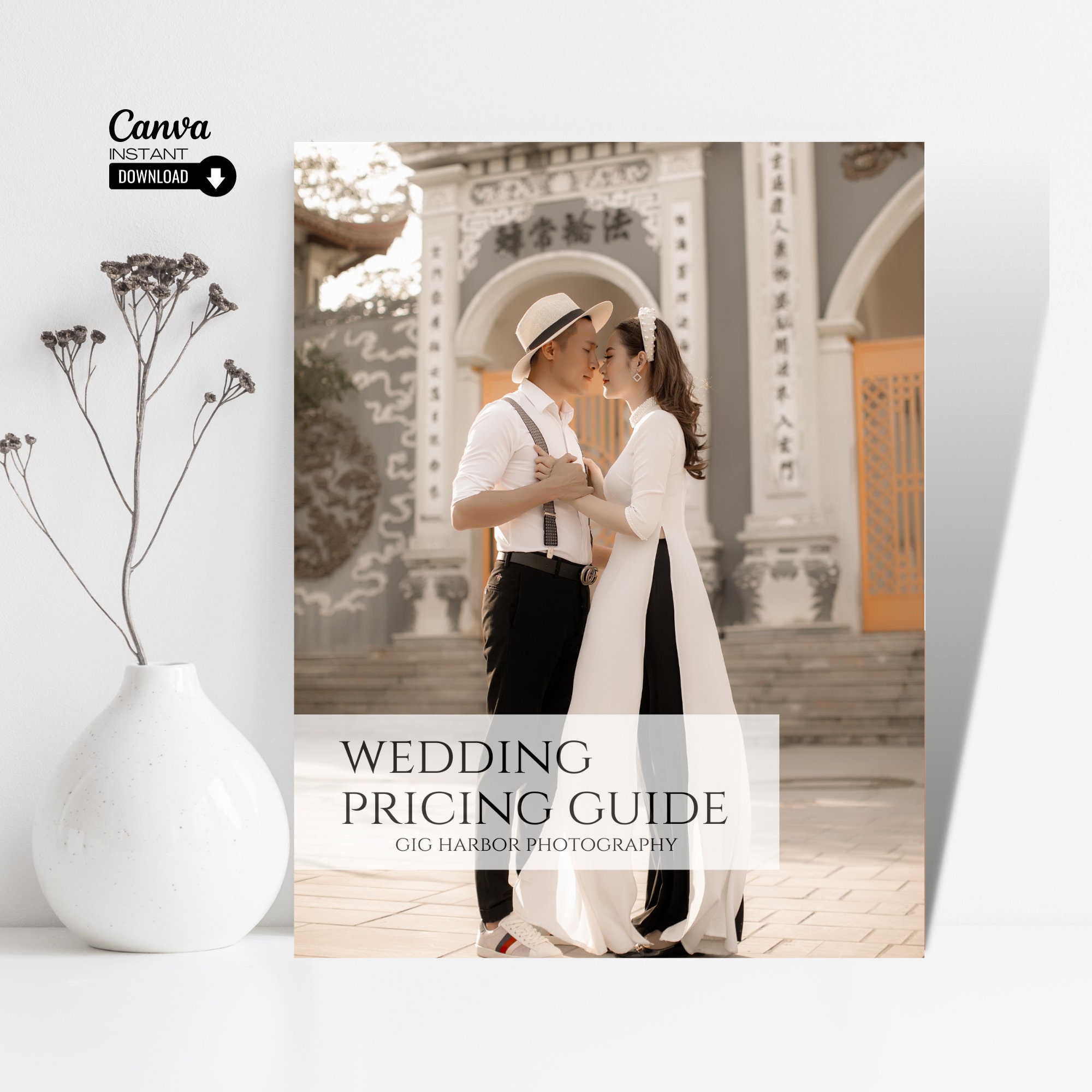 Wedding Photography Pricing List, Editable Wedding Pricing Guide Sheet ...
