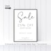 Editable Sale Sign Template, Printable Small Business Sign, Craft ...