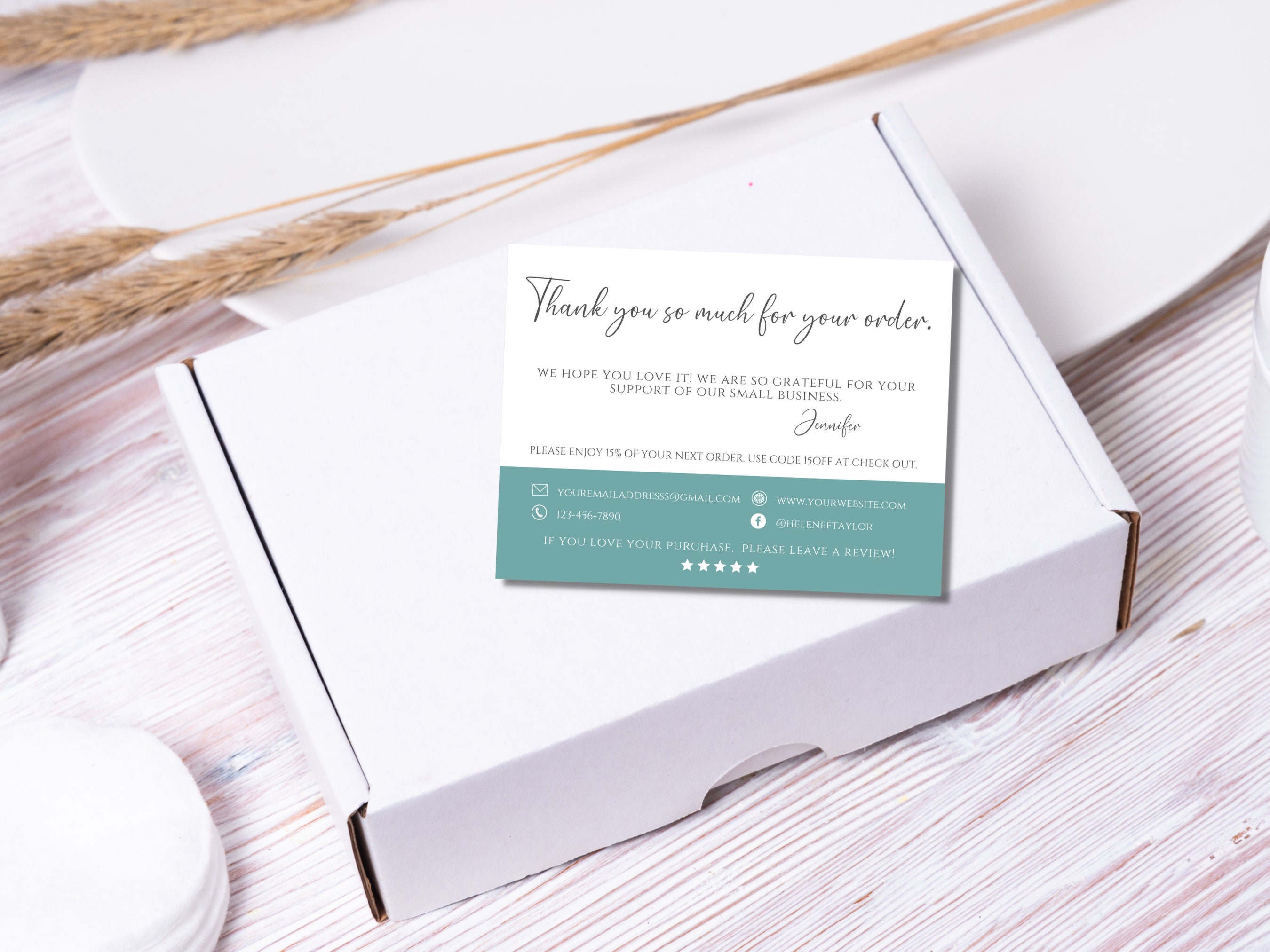 Printable Thank You Card Template Editable Thank You Card - Etsy