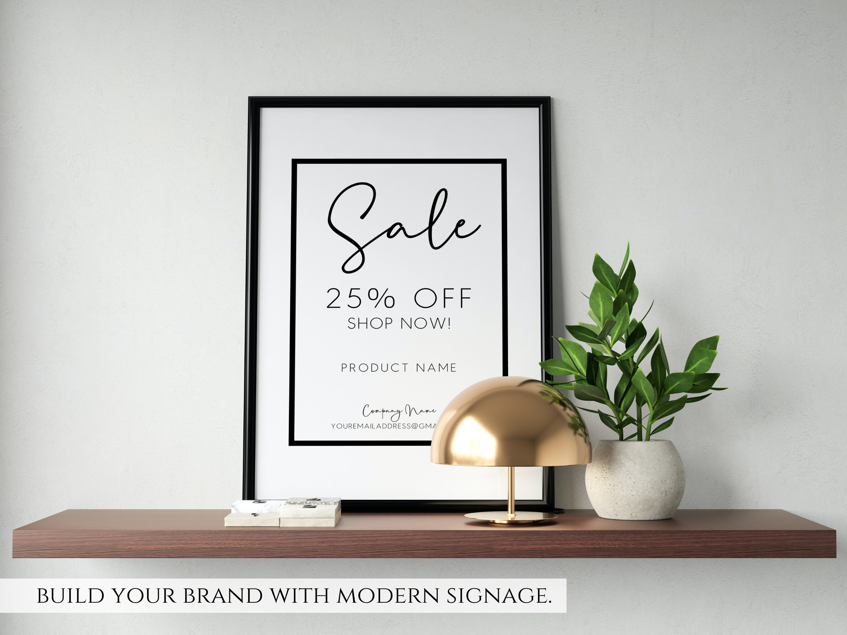 Editable Sale Sign Template Printable Small Business Sign - Etsy Canada