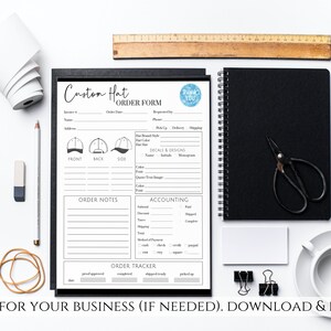 Editable Custom Order Form Bundle Printable Order Forms - Etsy