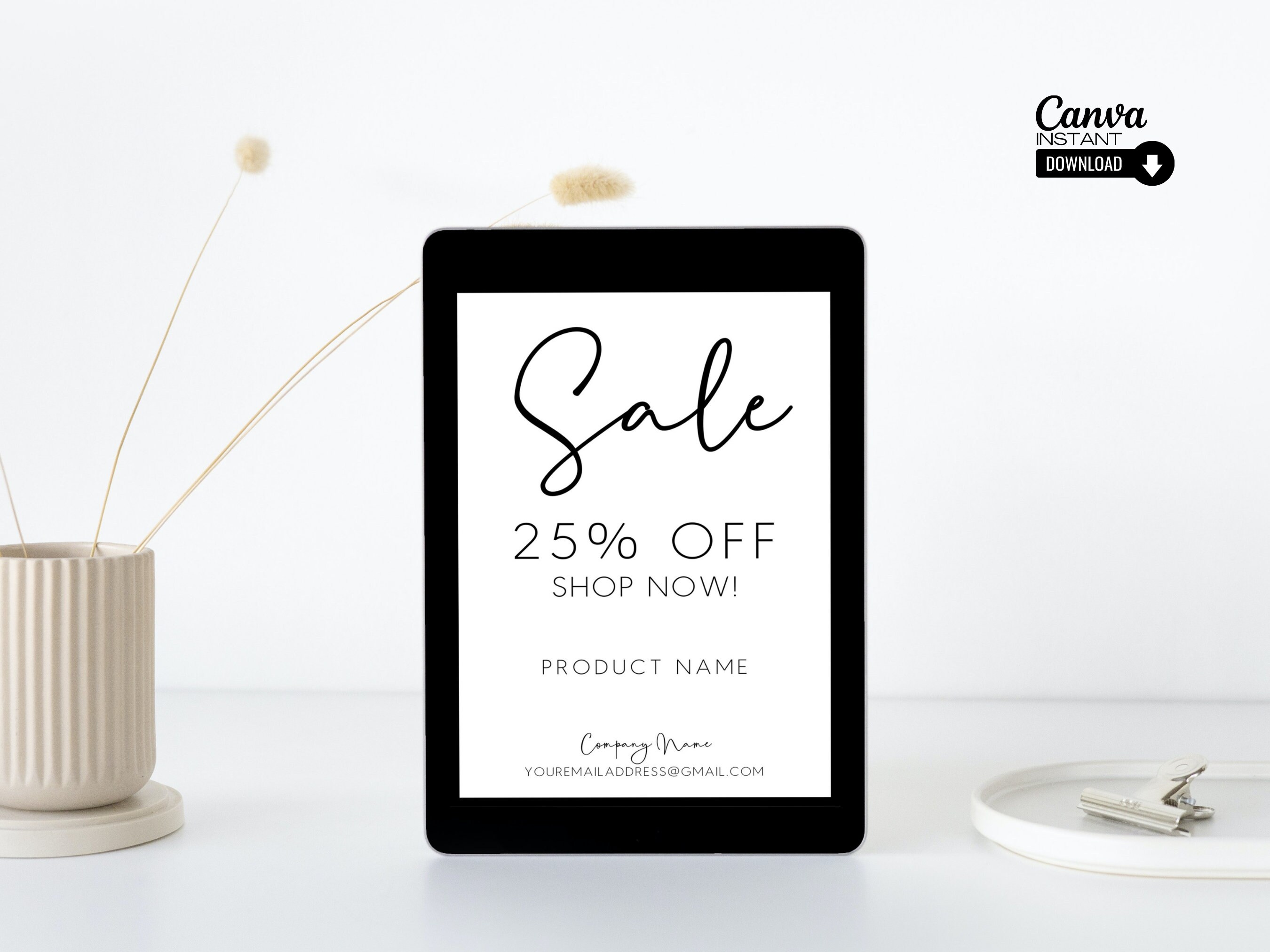 Editable Sale Sign Template Printable Small Business Sign - Etsy Canada