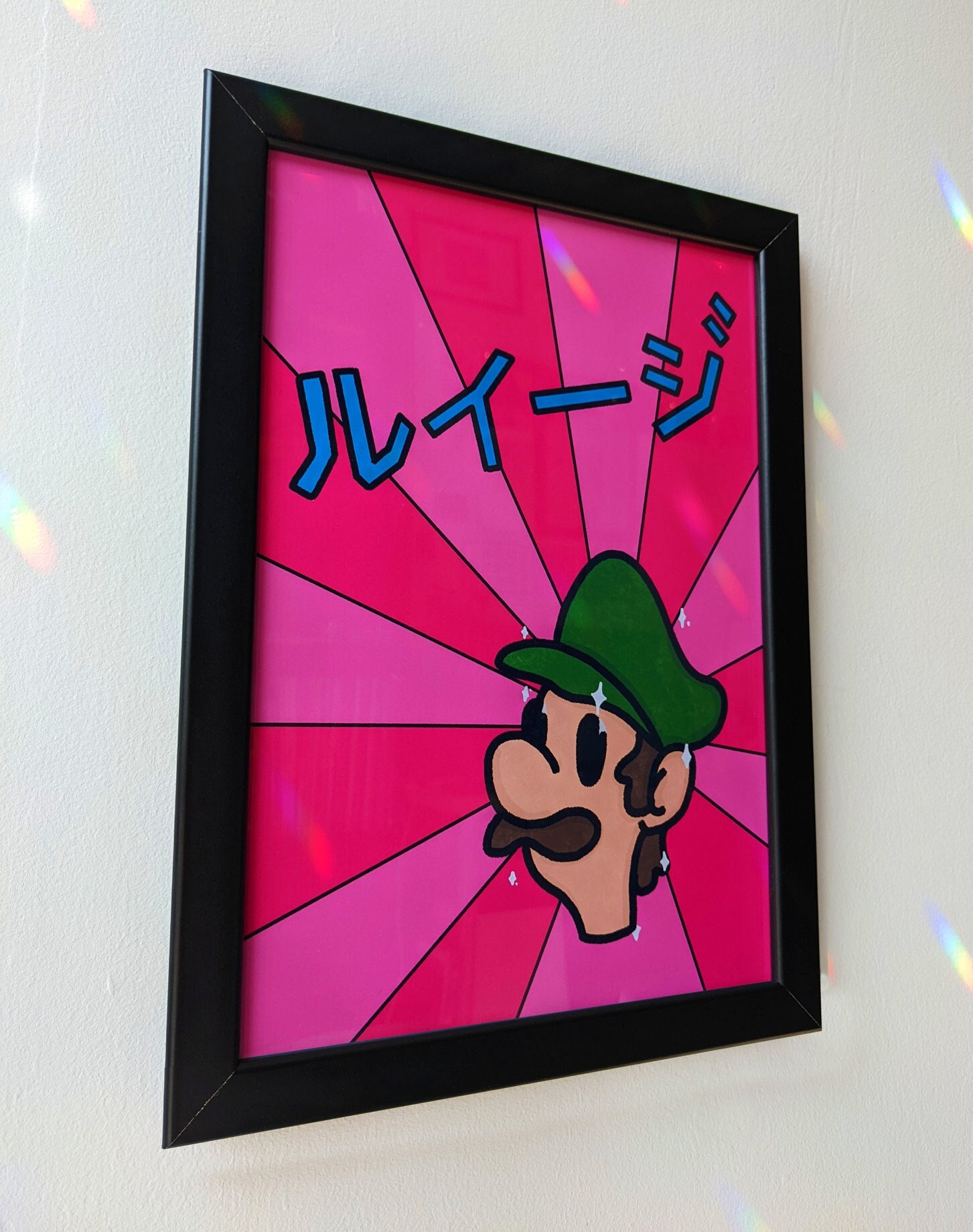 Super Mario Bros Mario and Luigi Mr Sparkle Print - Etsy