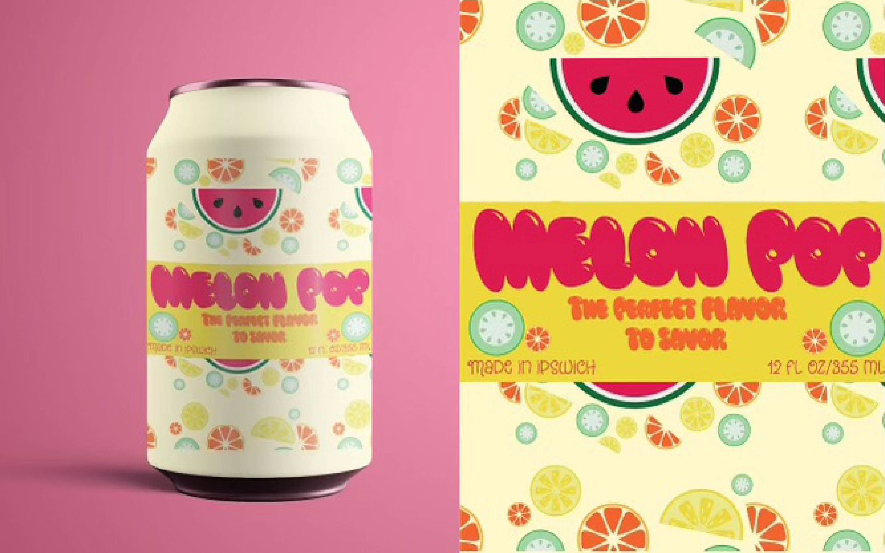 Watermelon PRINTABLE Soda Art Digital Jpg - Etsy