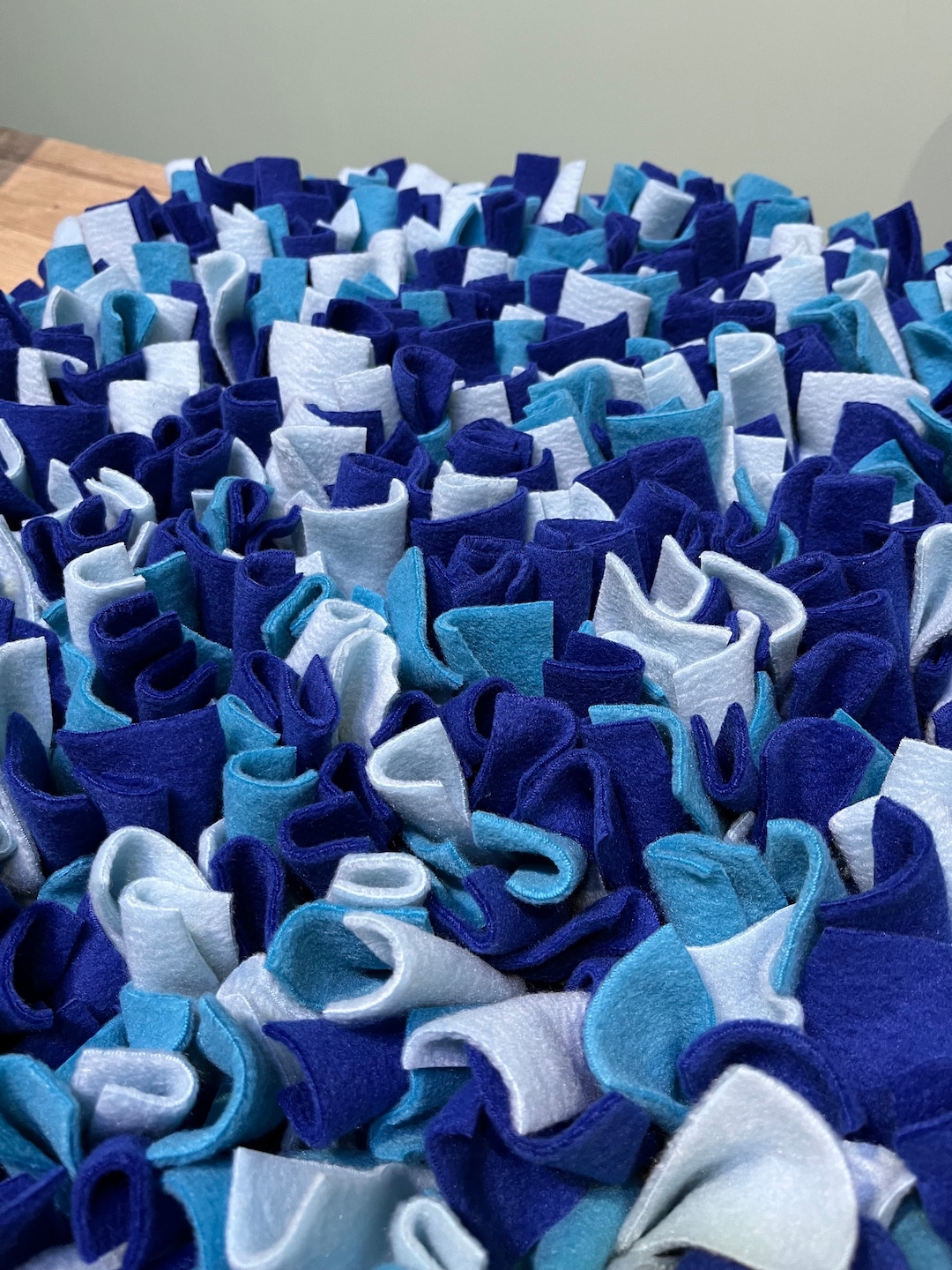Snuffle Mat - Shades of Blue Snuffle Mat - Dog Toy - Enrichment Toy ...
