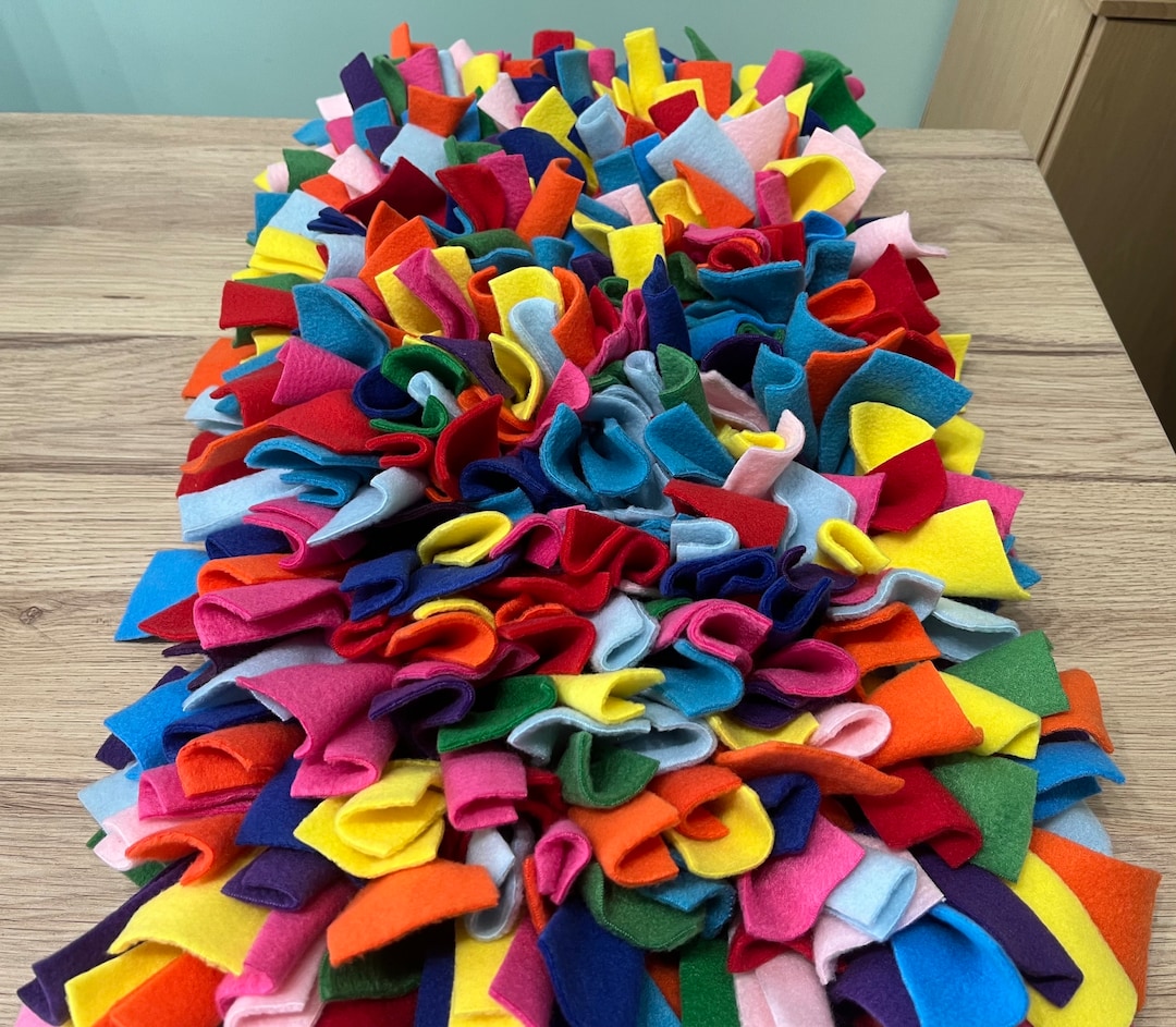 Snuffle Mat - Rainbow Snuffle Mat - Multi Coloured - Dog Toy ...