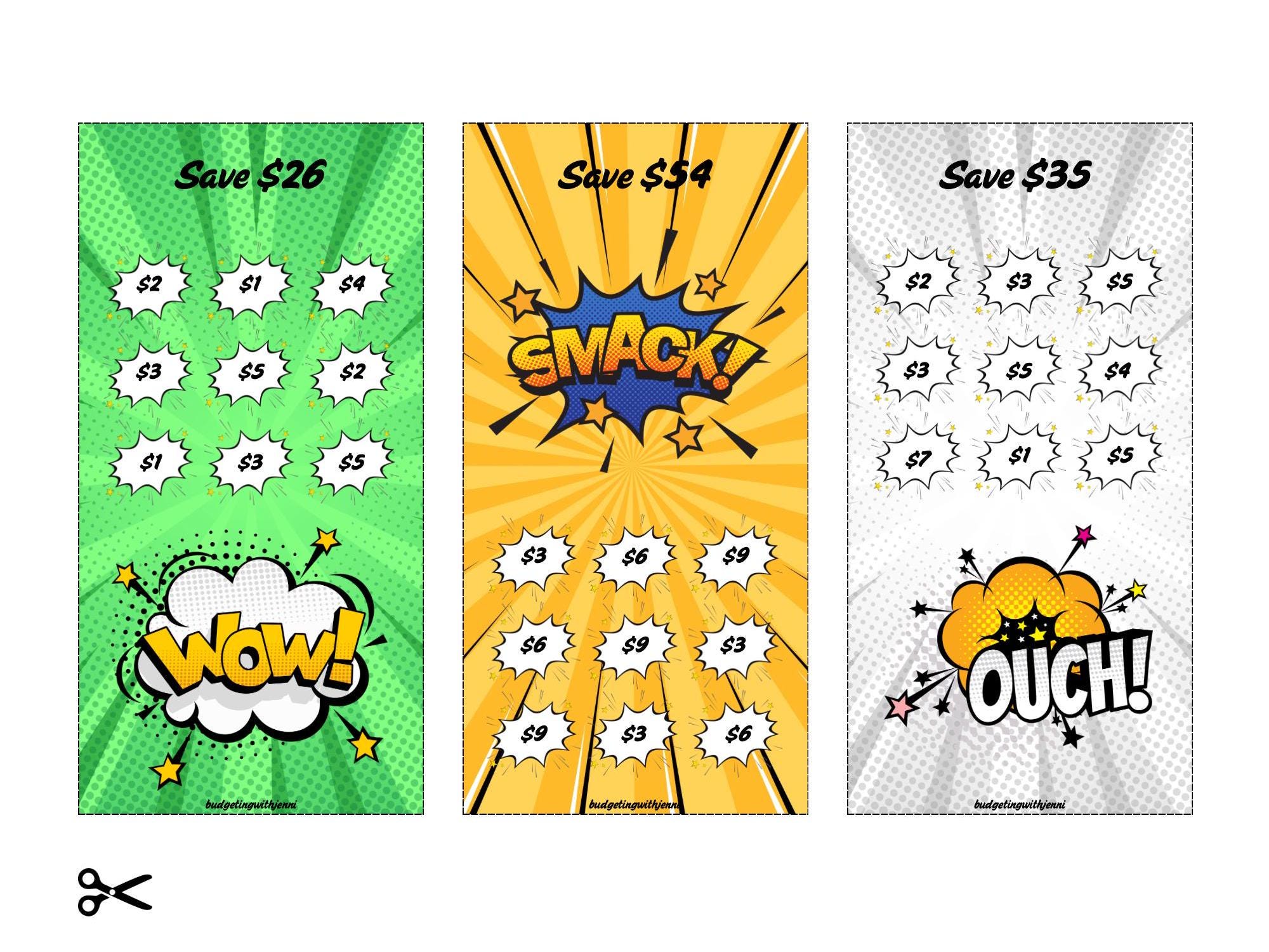 Comic Savings Bundle ~ Save 218 Dollars ~ Low Income ~ Fits Inside A6 ...