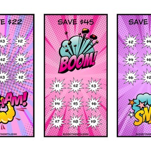 Comic Savings Bundle Save 218 Dollars Low Income Fits A6 Envelopes PDF ...