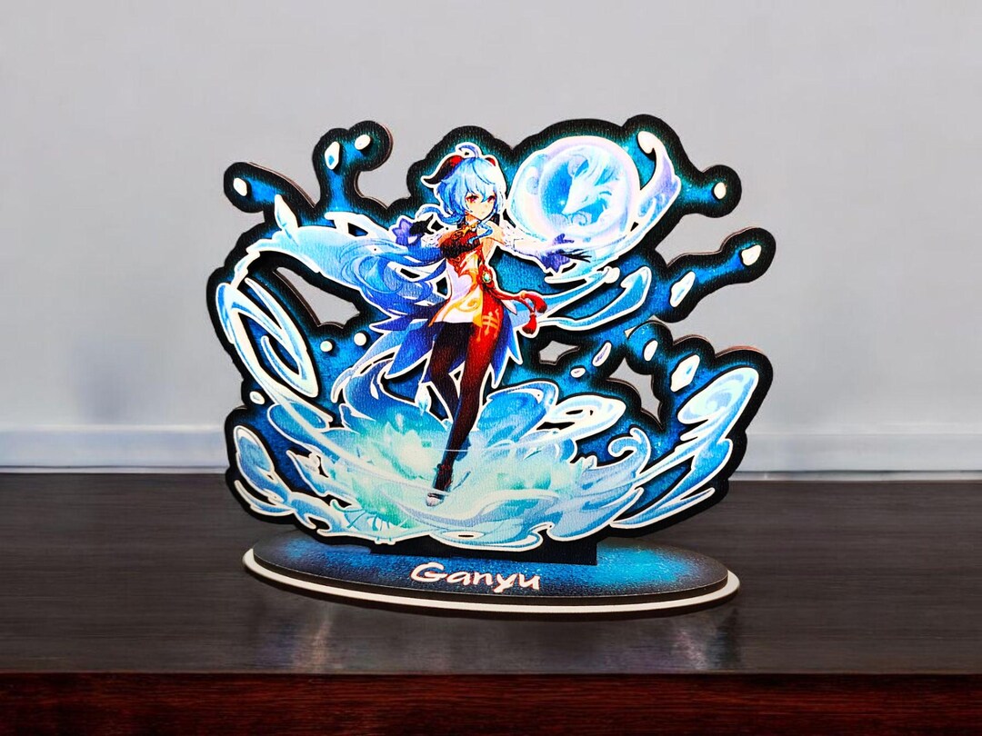 Ganyu Stand – Genshin Impact Character Display, 16x14 Cm (6.3x5.5 ...