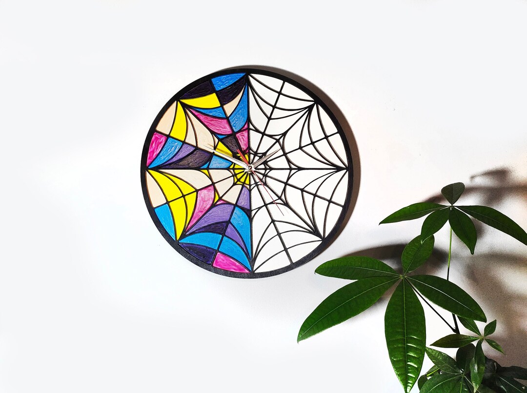 Wednesday Addams Wall Clock, Ophelia Hall Window Room, Wooden Wall ...