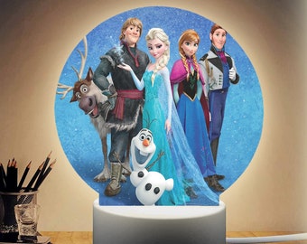 Frozen Rgb Lamp - Etsy