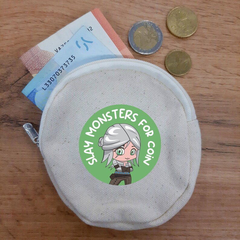 Witcher Chibi Cotton Pouch - Etsy