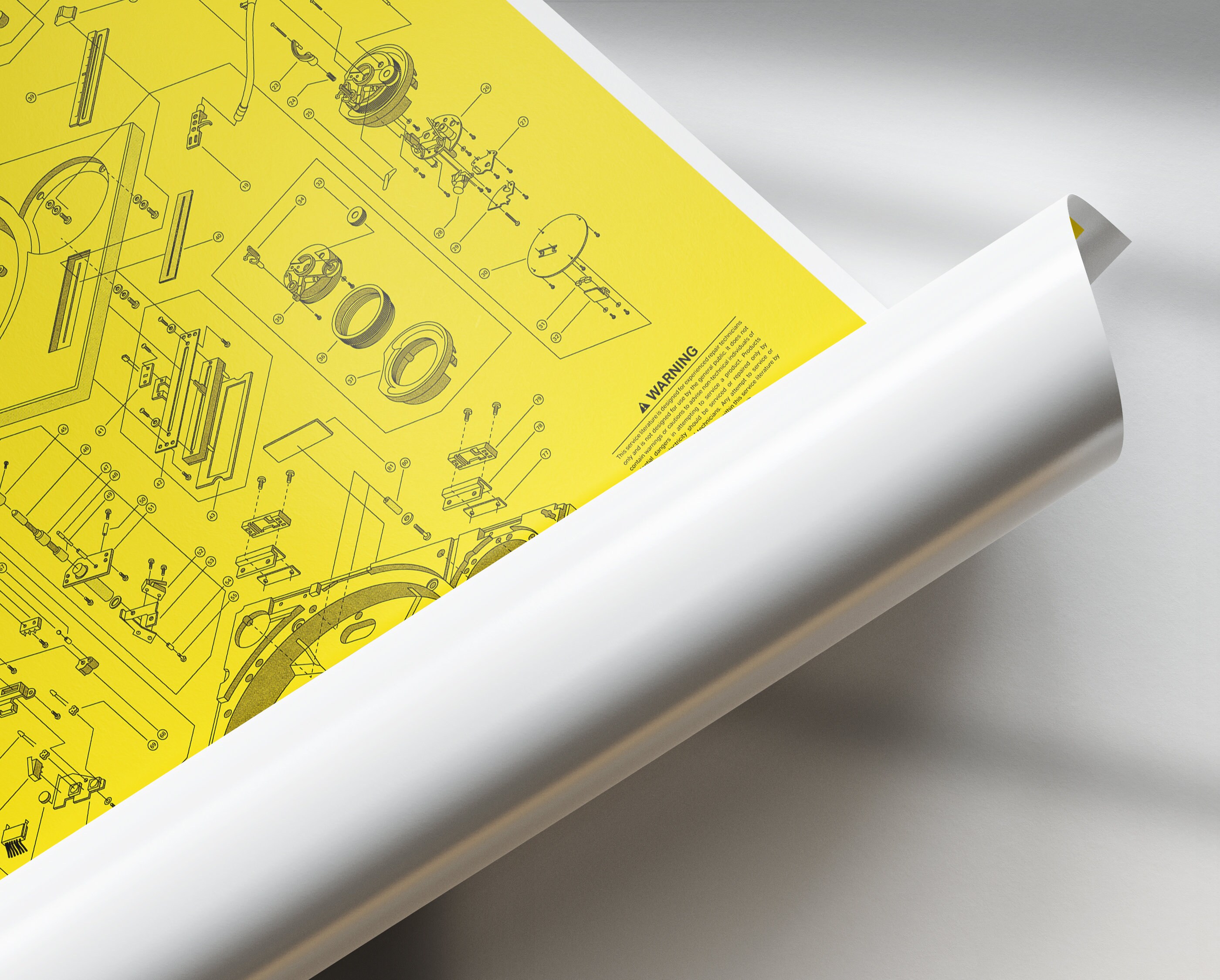 Technic SL-1200 MK2 DJ Turntable, Technical Drawing, Exploded View ...