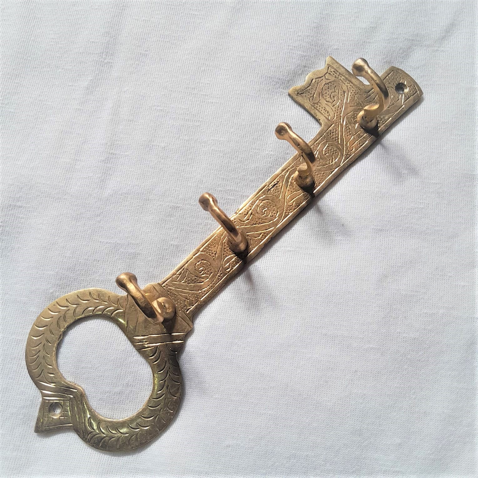 Vintage Brass and Copper Key Holders: Elegant Wall Hanging Key Racks ...