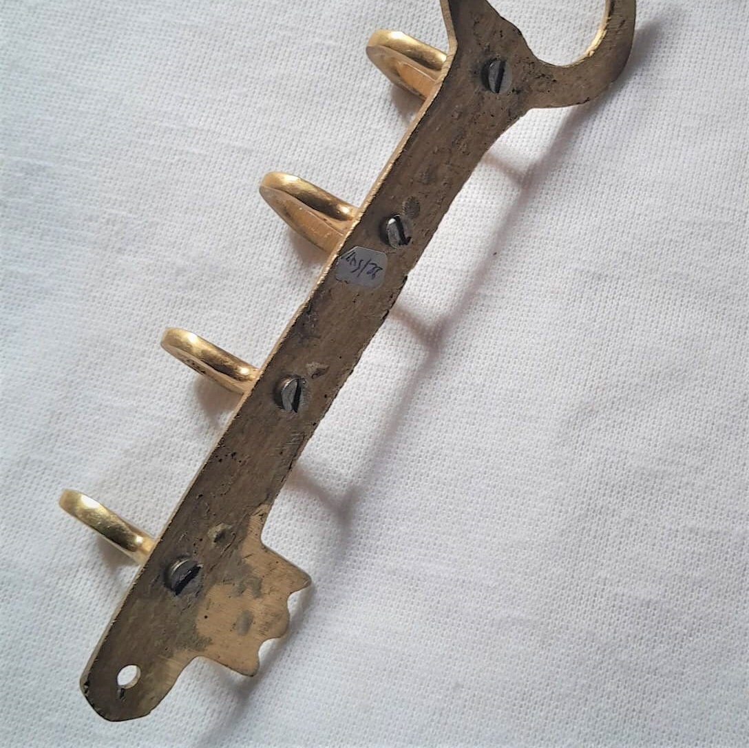 Vintage Brass and Copper Key Holders: Elegant Wall Hanging Key Racks - Etsy