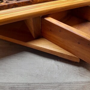 Unique Trinket Juniper Wooden Box,hand-carved Secret Opening Jewelry ...