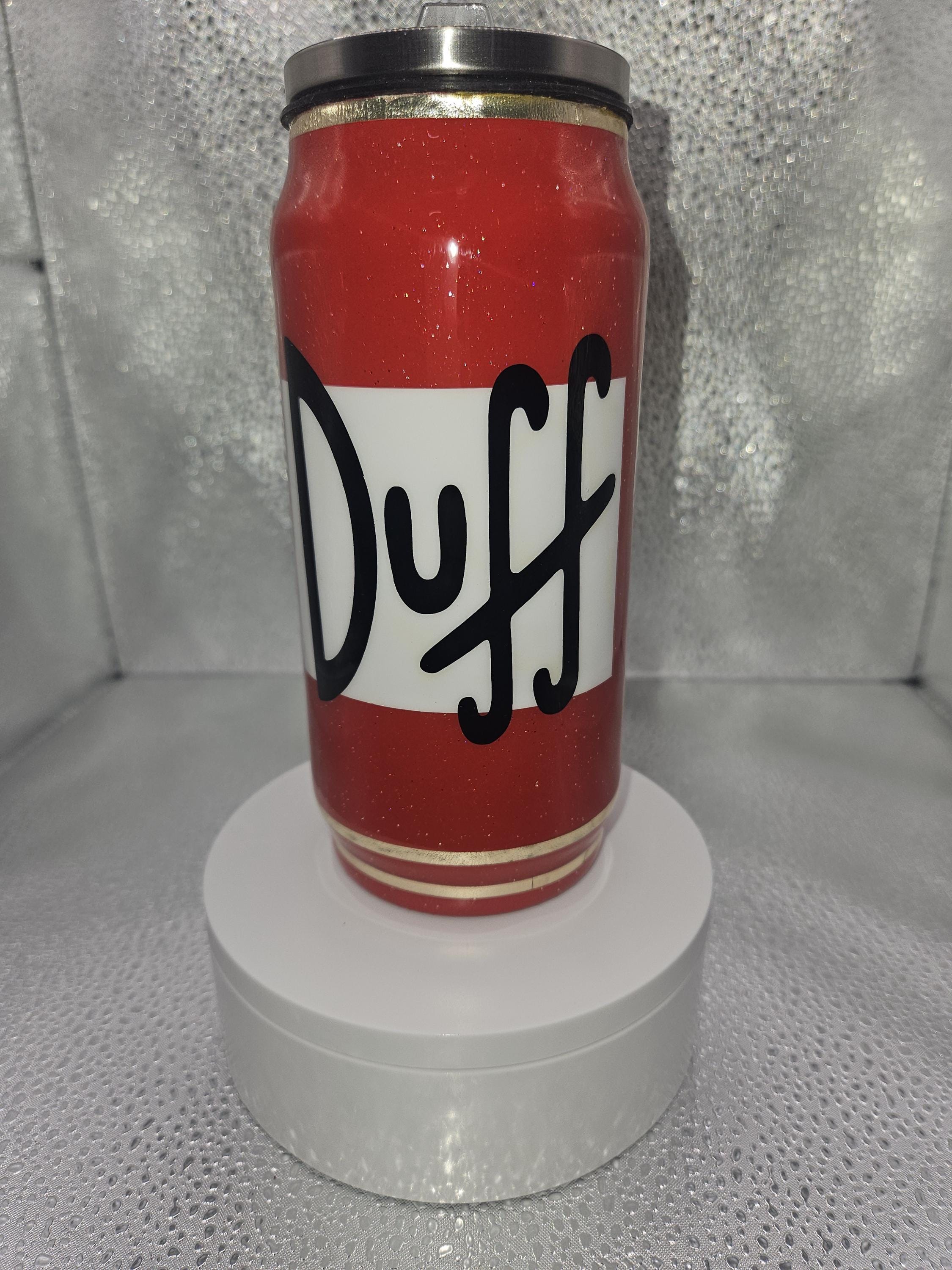 Duff Beer Can Tumbler * Simpson's Inspired * Homer Simpson Inspired ...