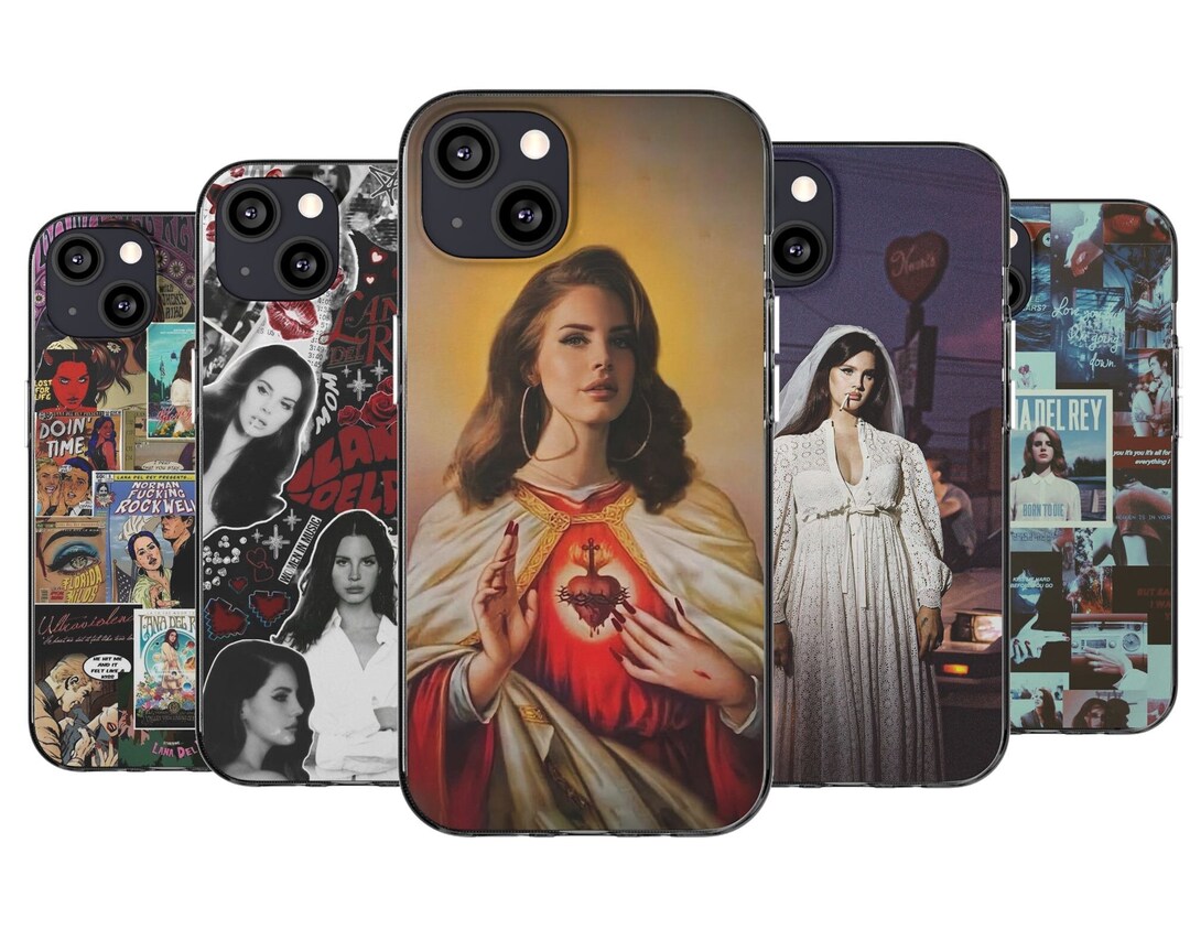 Lana Del Ray Phone Case Indie Cover for iPhone 15 14 13 12 Pro 11 XR SE ...
