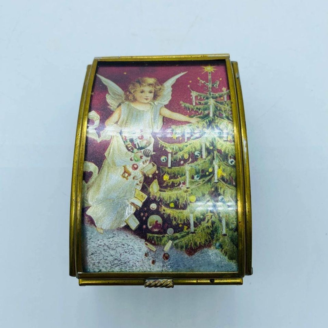 Christmas Angel Trinket Box Handmade by via Vermont - Etsy