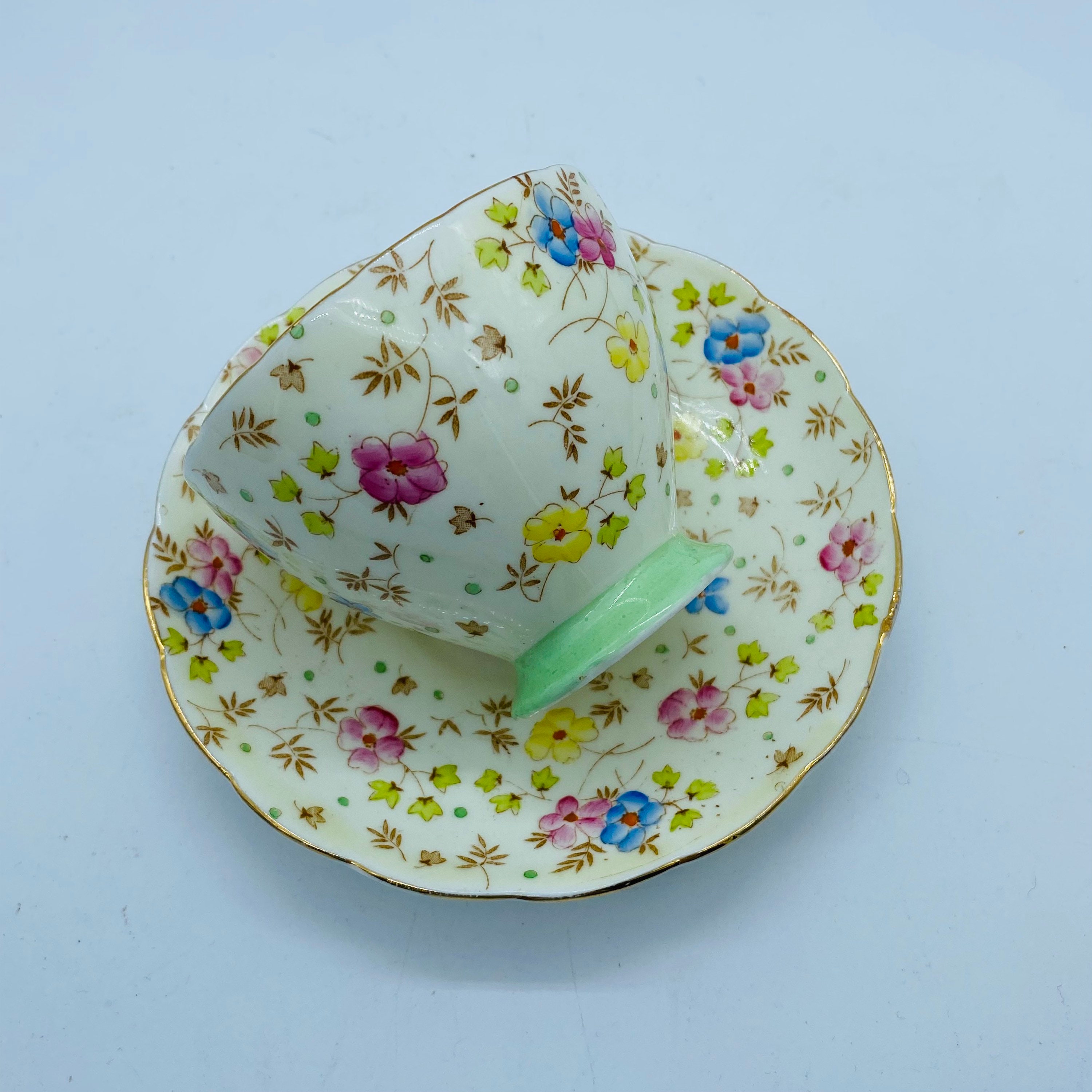 Foley English Bone China Floral Chintz Pattern V2398 Cup and - Etsy