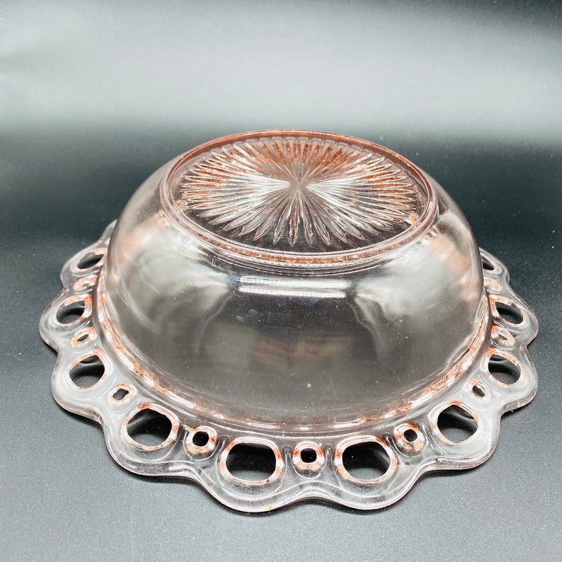 Pink Depression Glass Old Colony Lace Edge 1930s Anchor - Etsy