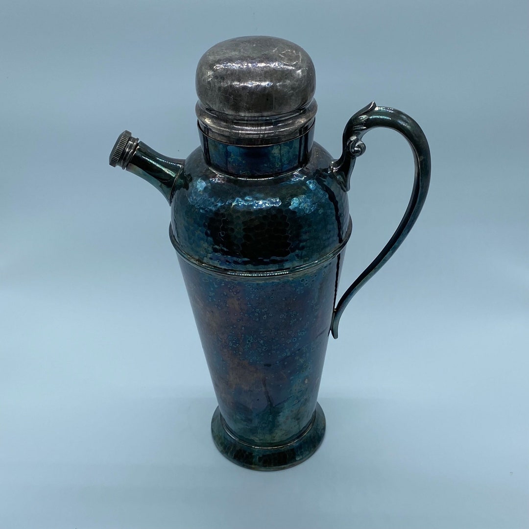 1940s Primrose Plate Art Deco Silver Plate E.P. Copper B.M Mounts 71 ...