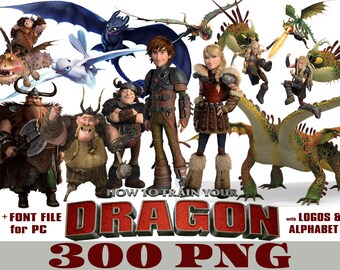 How to Train a Dragon Font - Etsy