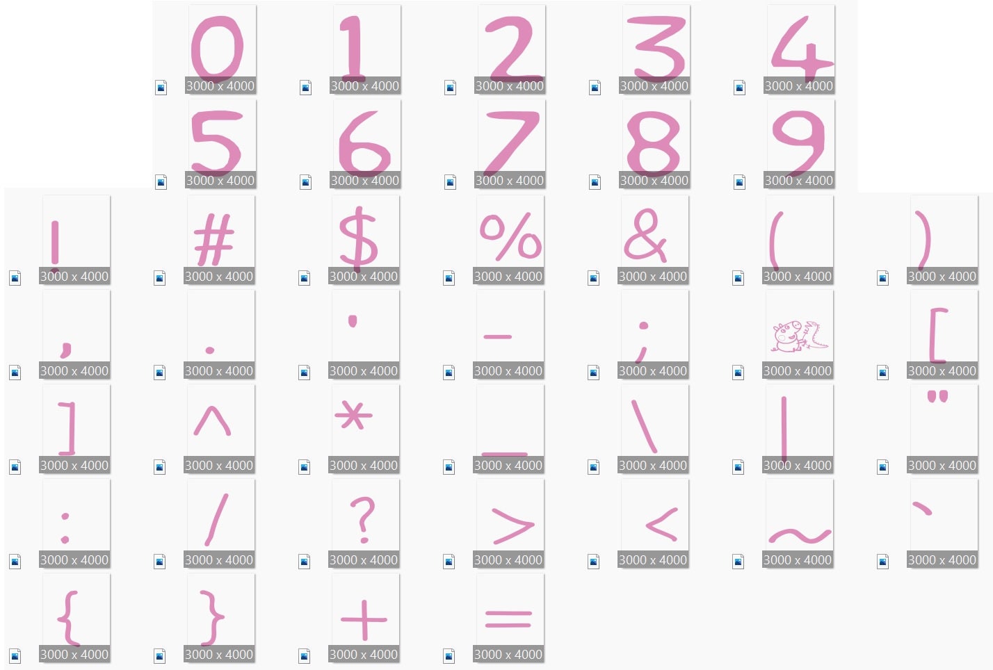 Peppa Pig Full Alphabet PNG Peppa Pig Alphabet SVG Peppa Pig - Etsy Canada