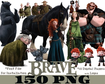 Brave Merida Poster - Etsy