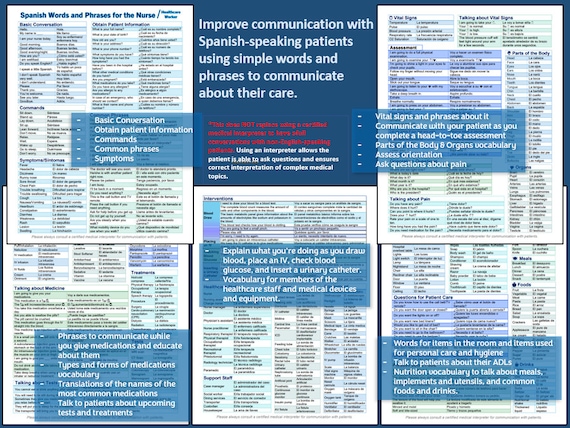 Health Care Spanish Phrases